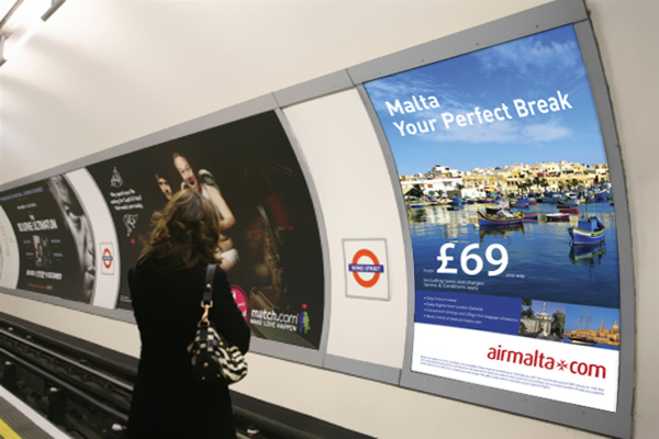 16 Sheet Outdoor Advertising for Air Malta - Mpec Design