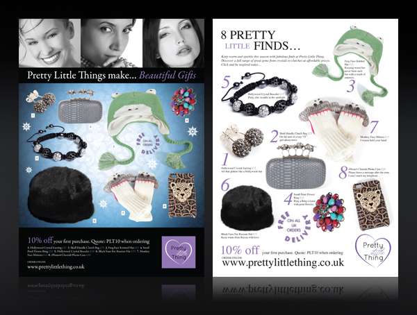 Advert for Pretty Little Things - Mpec Design